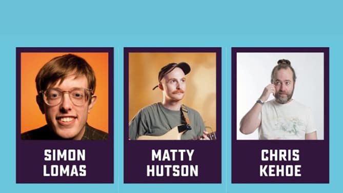 Simon Lomas, Matty Hutson and Chris Kehoe all set for Aberystwyth Comedy Club | cambrian-news.co.uk